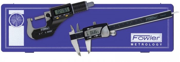 Fowler 54-004-850 Electronic Caliper & Micrometer Measuring Set ...