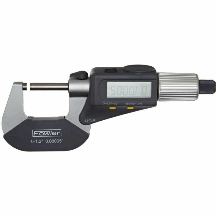 Fowler QuadraMic Electronic 4-way Reading Micrometer | Willrich ...
