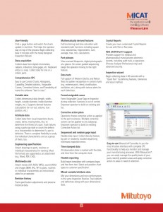 Mitutoyo MeasurLink SPC Software | Willrich Precision Instruments