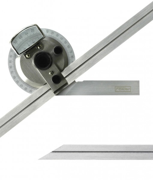 Fowler Bevel Protractor, 6″ & 12″ Blades (#52-440-612) | Willrich ...