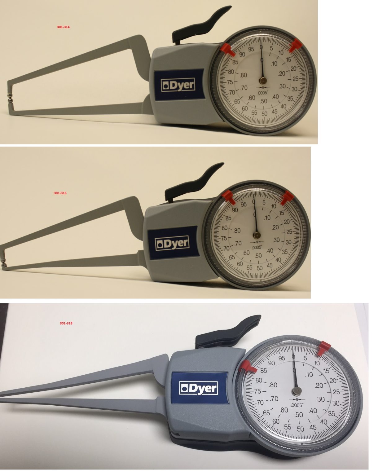 Dyer Gage 301 Series Direct Reading Min-Wall Thickness Gage | Willrich ...