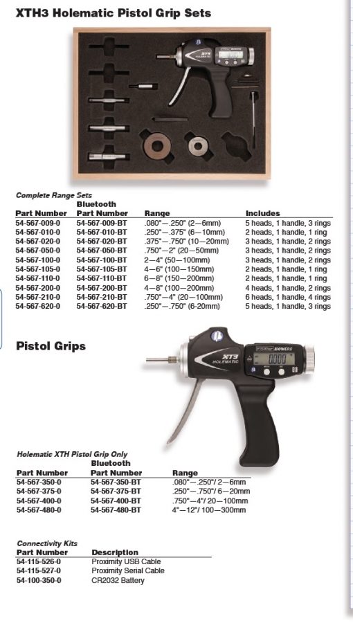 Fowler-Bowers XTH3 Holematic Bluetooth Sets | Willrich Precision ... Fowler-Bowers XTH3 Holematic Bluetooth Sets | Willrich Precision ...