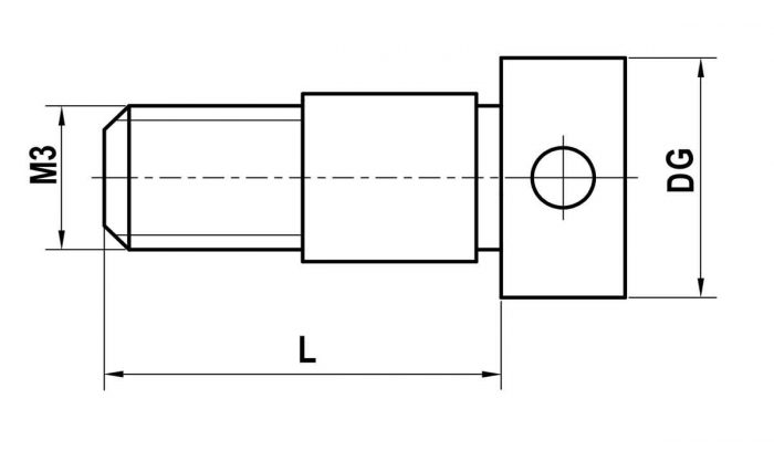 M3 clamping screw XXT, titanium, L 8 mm, for Zeiss applications ...