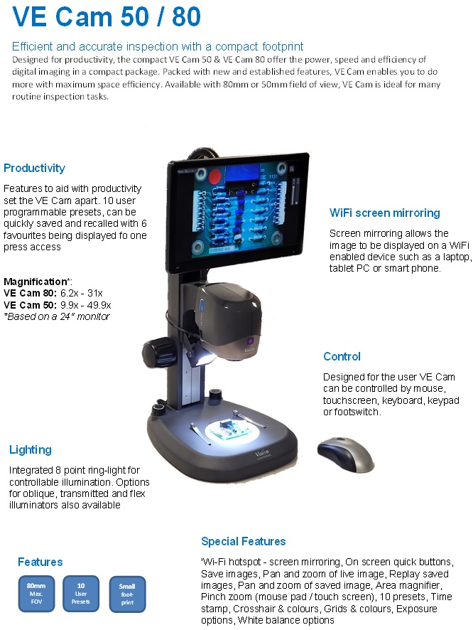 Vision Engineering VE CAM Digital Microscope | Willrich Precision Instruments