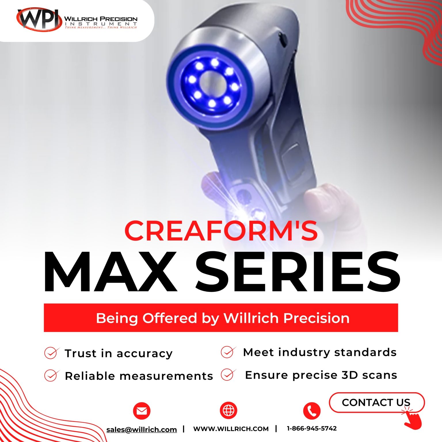Creaform's MAX Series - Willrich Precision Instruments