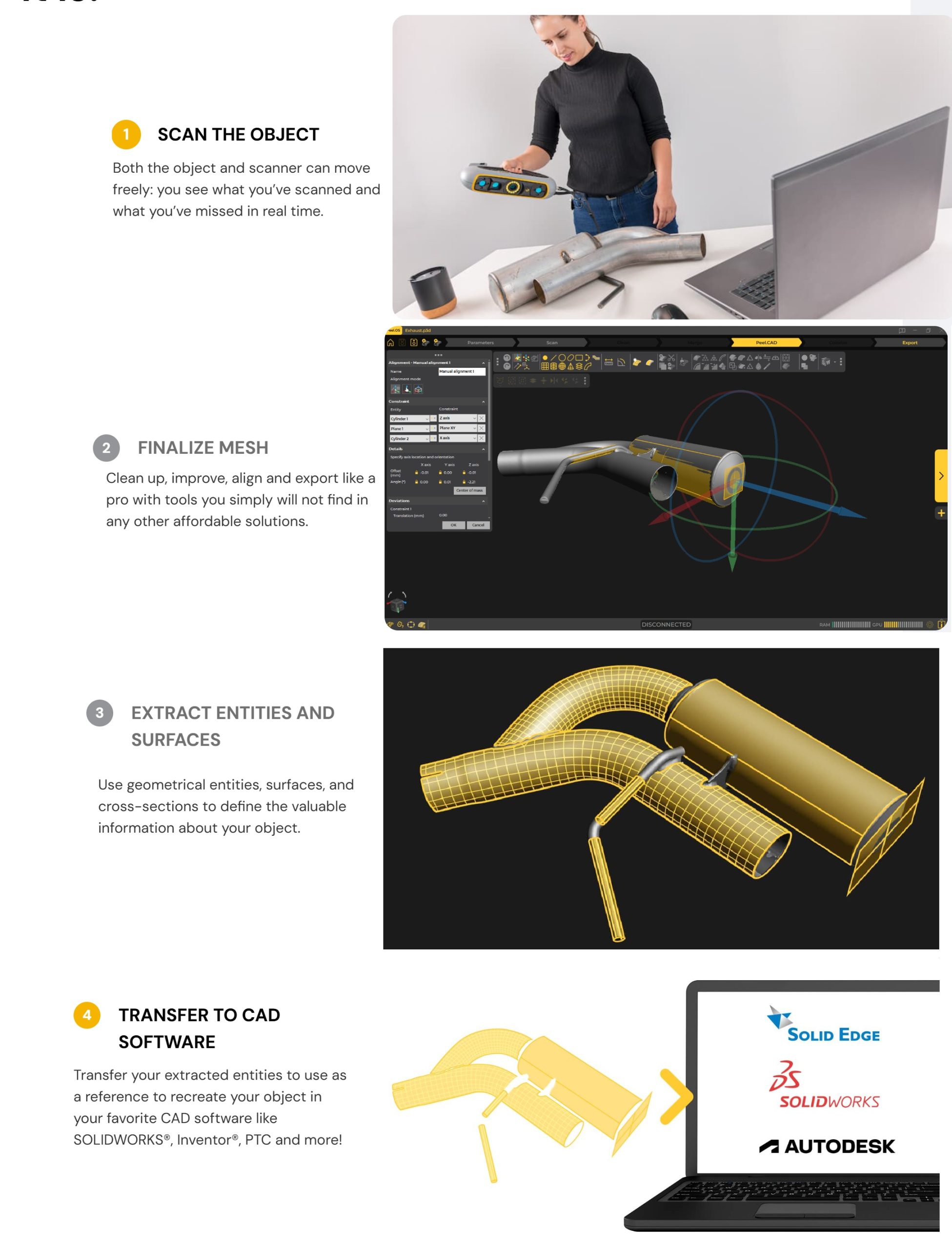 Ametek Creaform Peel 3 CAD | Willrich Precision Instruments